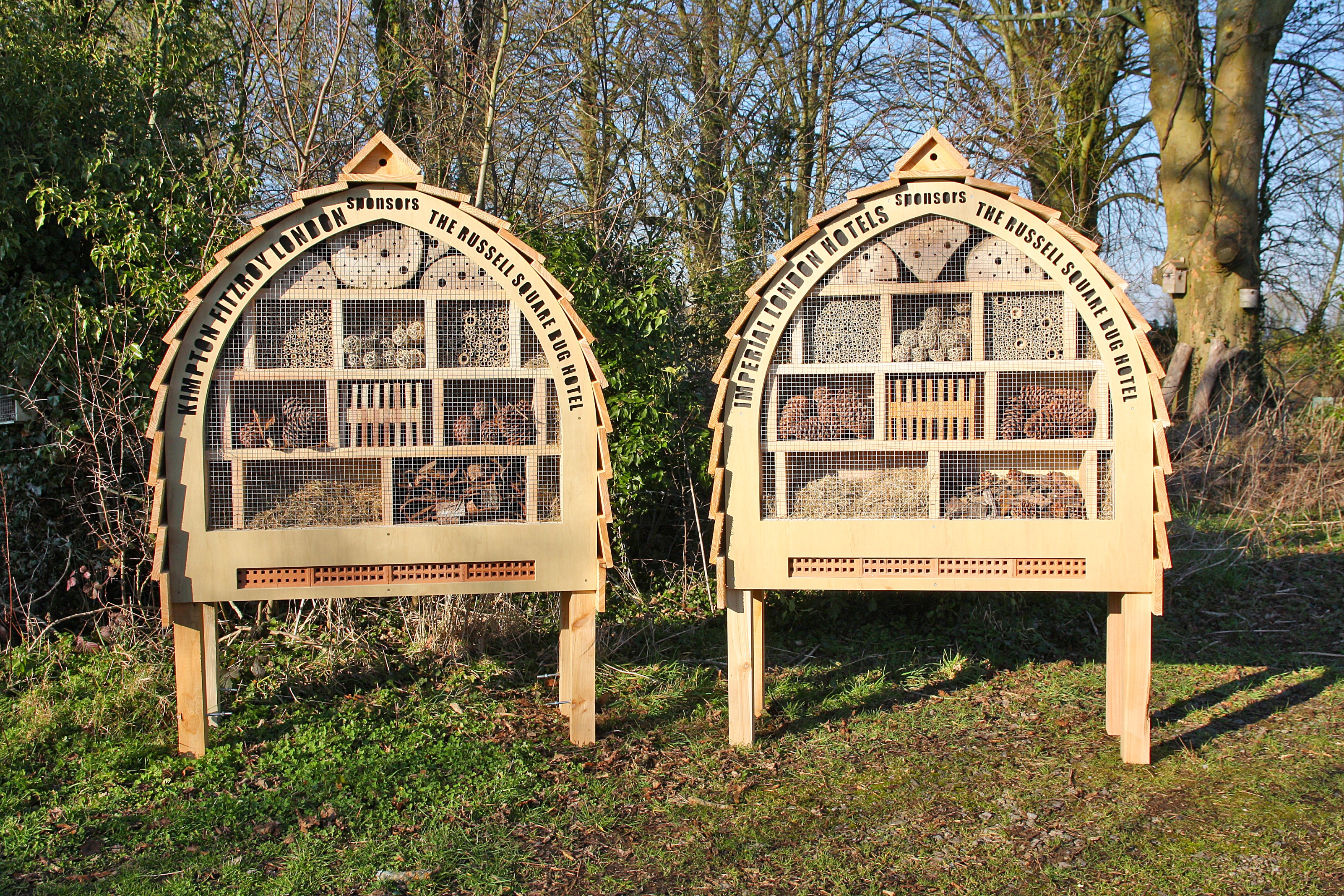 Insect hotels for Russell Square gardens | Bloomsbury Squares & Gardens
